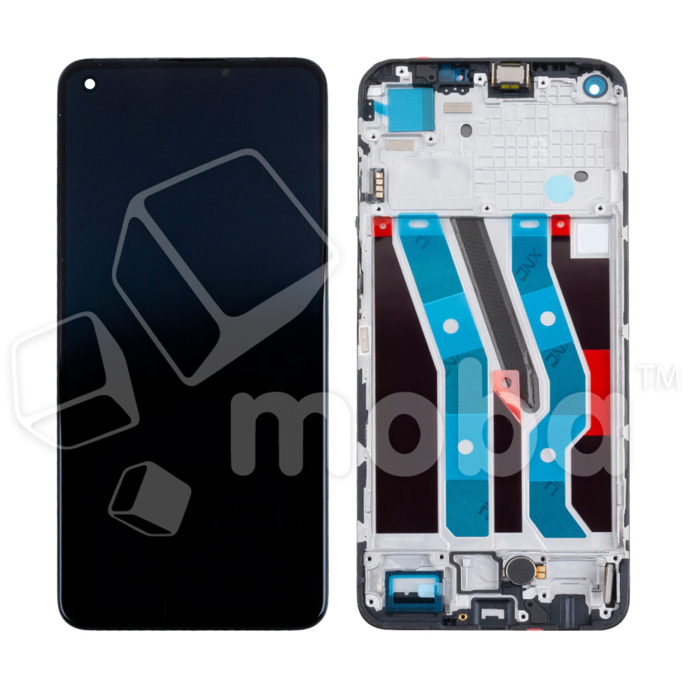 Дисплей для Realme 11 4G (RMX3636) модуль с рамкой Черный - (OLED)